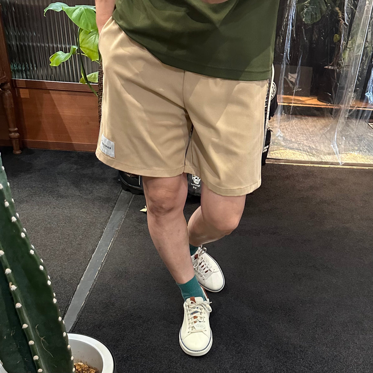 ROUNDCODE KYOTO オリジナルショートパンツ ベージュ – ラウンドコード